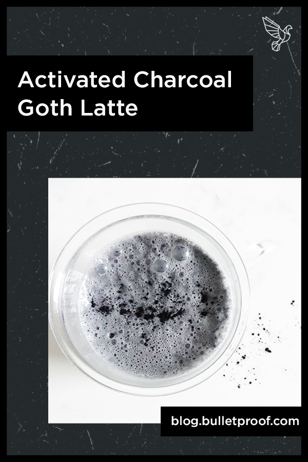 Activated Charcoal Goth Latte recipe - paleo, keto-friendly, dairy-free