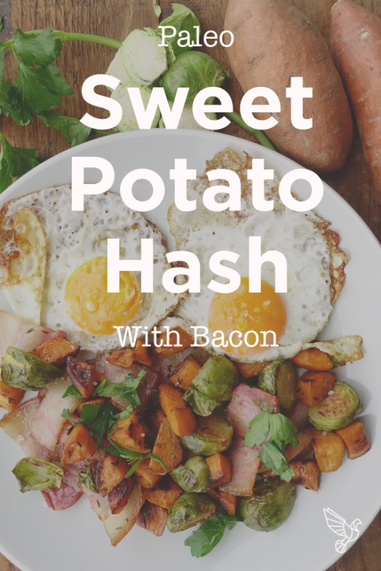 Paleo Sweet Potato Hash Recipe With Bacon - Whole30, gluten-free