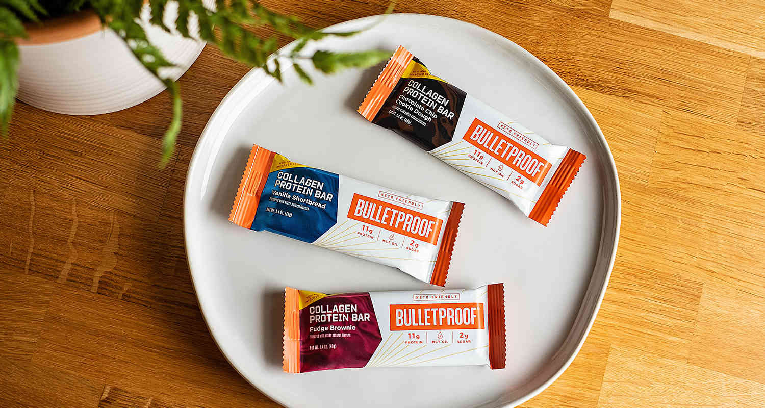 New and Improved Bulletproof Collagen Protein Bars: Fewer Carbs, Less ...
